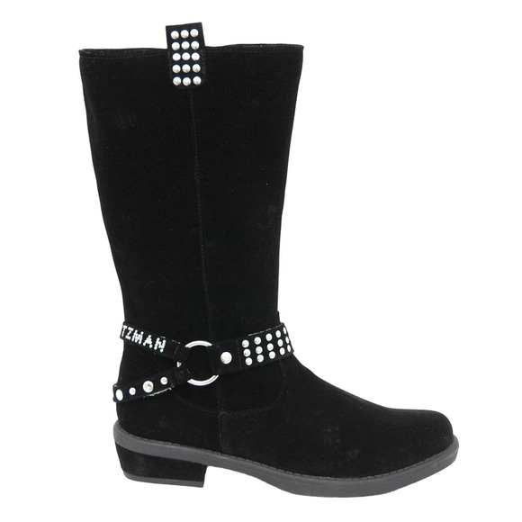 Stuart Weitzman | Shoes | Stuart Weitzman Kids Saloon Velvet Boot Black ...